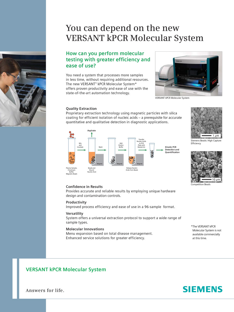VERSANT kPCR Molecular System | Siemens Healthineers